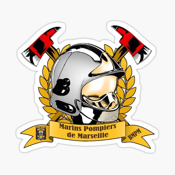 "Marine Firefighters of Marseille - BMPM" Sticker for Sale by ...