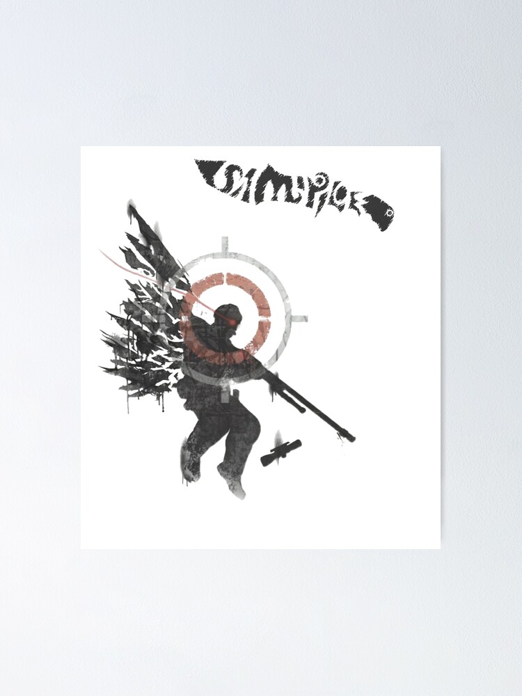 "s1mple graffiti falling awp" Poster for Sale by adashali | Redbubble