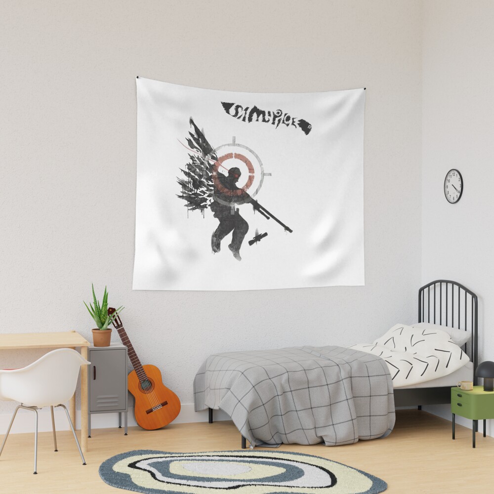 "s1mple graffiti falling awp" Poster for Sale by adashali | Redbubble