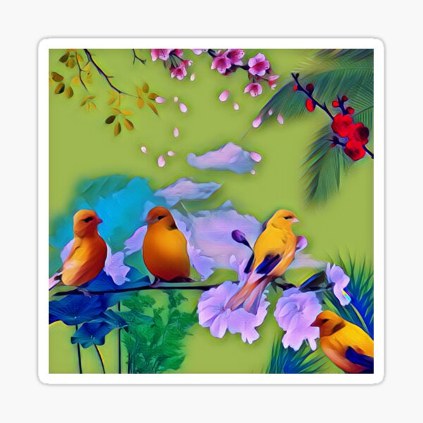 "Yellow Canary" Sticker for Sale by bernabubble7 | Redbubble