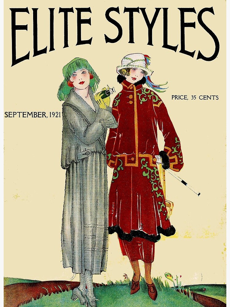 "ELITE STYLES : Vintage 1921 Magazine Advertising Print" Art Print by ...