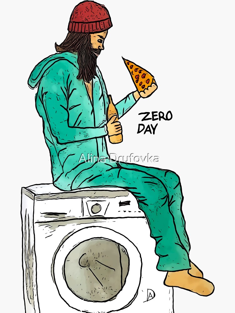 "Zero Day" Sticker for Sale by alinadruf | Redbubble