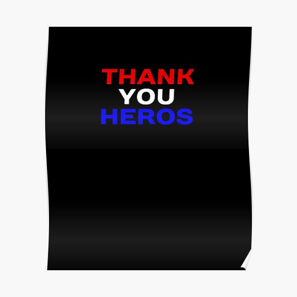 First Responder Posters | Redbubble