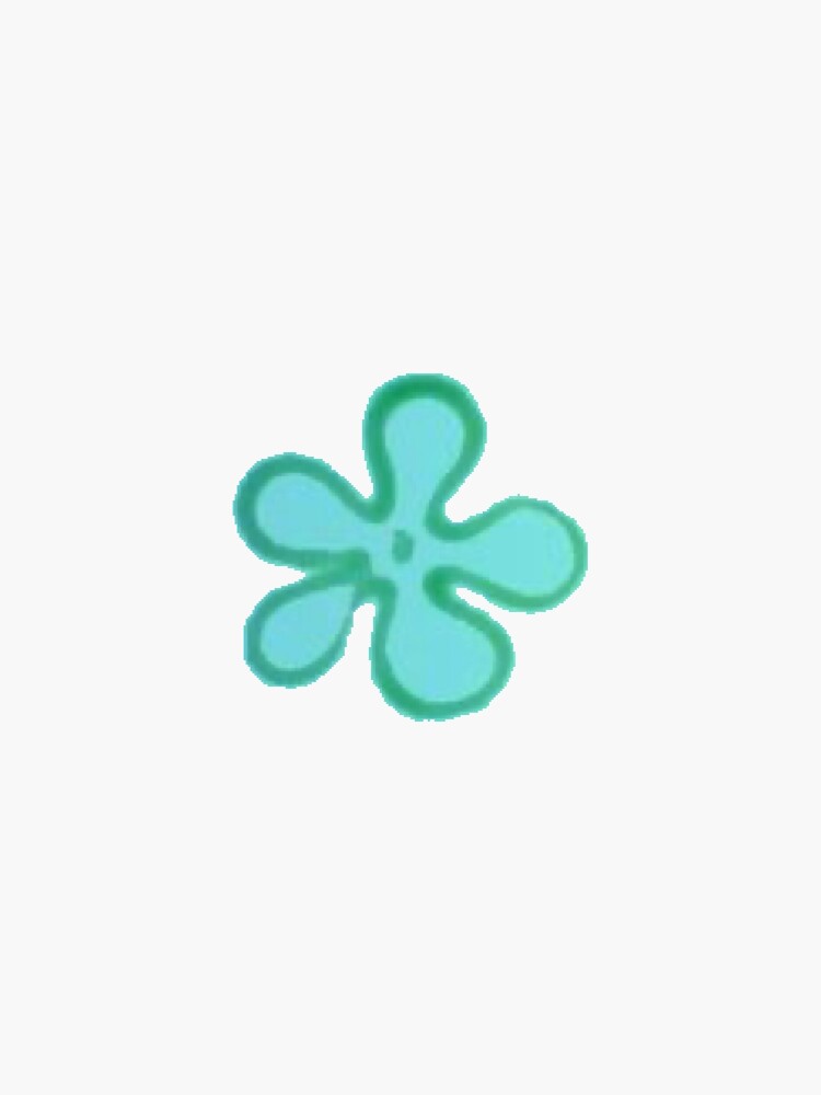 "Spongebob Flower" Sticker by ml1009 | Redbubble