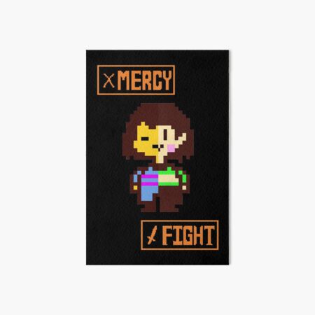 "Undertale / The Human (Frisk/Chara, Mercy/Fight)" Art Board Print for ...