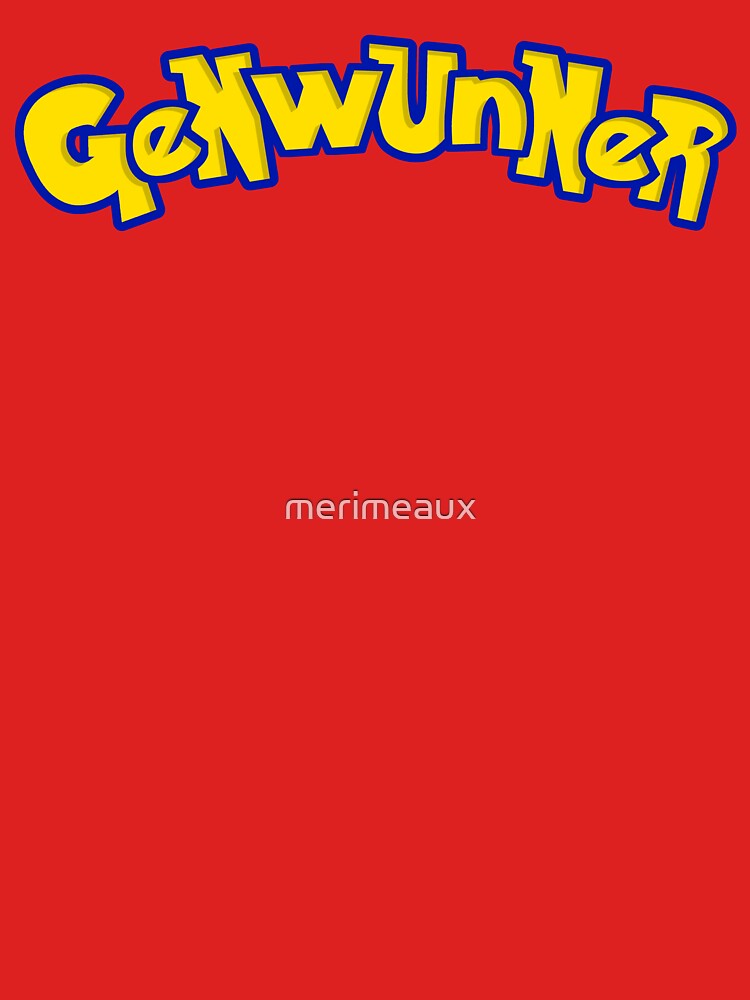 "Genwunner" Essential T-Shirt for Sale by merimeaux | Redbubble