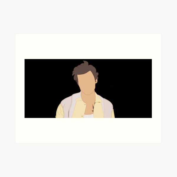 "Harry Styles Silhouette" Art Print by sunflowervol2 | Redbubble