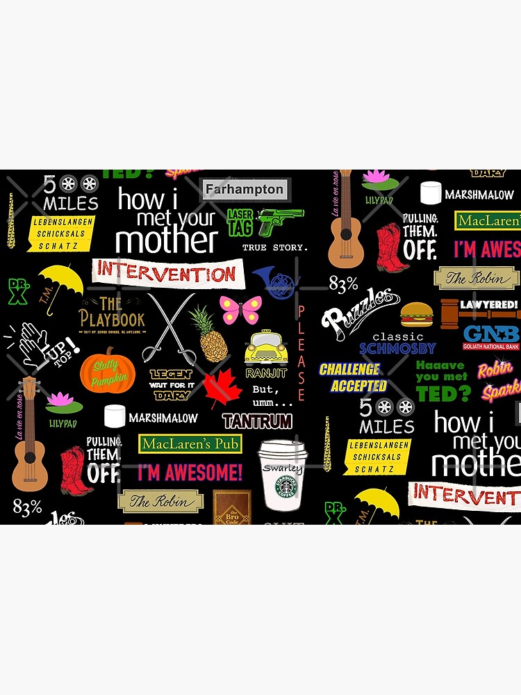 "How I Met Your Mother | HIMYM | TV Show | Collage" Hardcover Journal ...