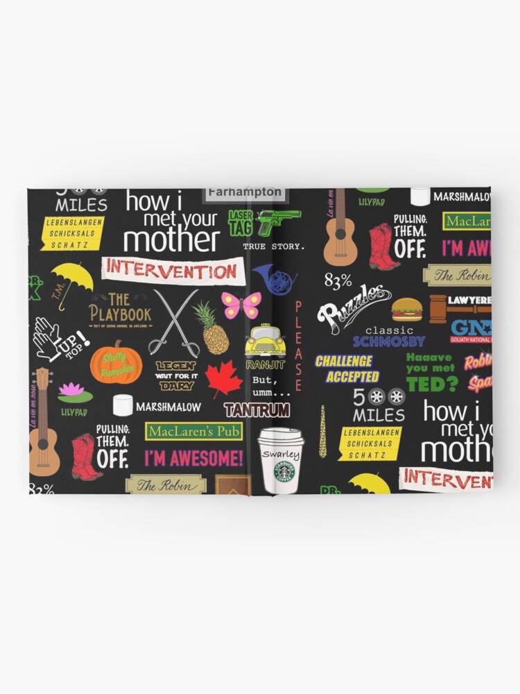 "How I Met Your Mother | HIMYM | TV Show | Collage" Hardcover Journal ...