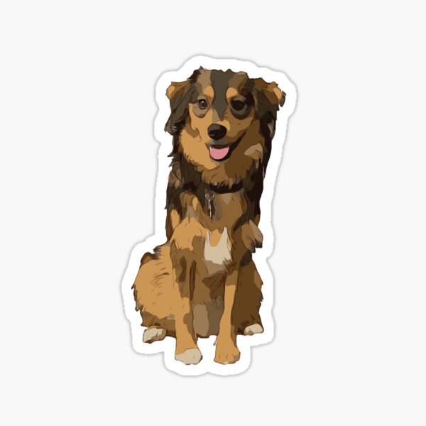 "Ricky Dog" Sticker for Sale by adriatorres | Redbubble