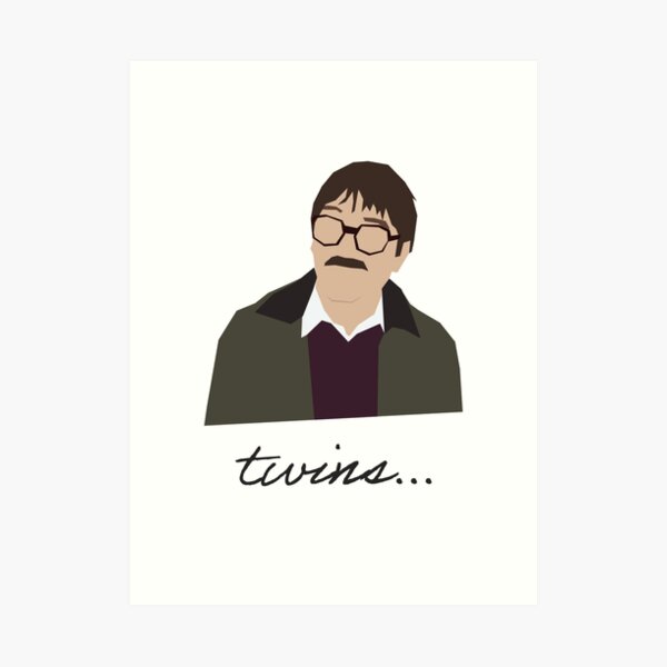 " Friday Night Dinner Jim - Twins Vector Artwork" Art Print by ...