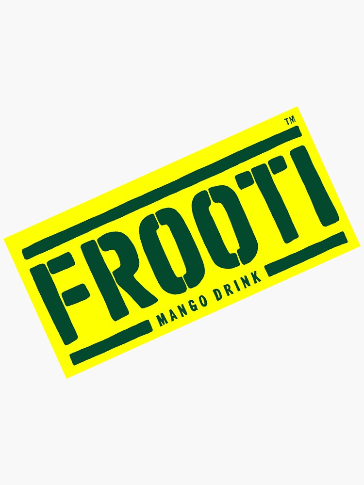 "frooti logo sticker" Sticker for Sale by mishtibhatia | Redbubble