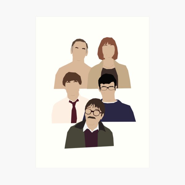 "Friday Night Dinner Jim Vector Artwork" Art Print by ComedyQuotes ...