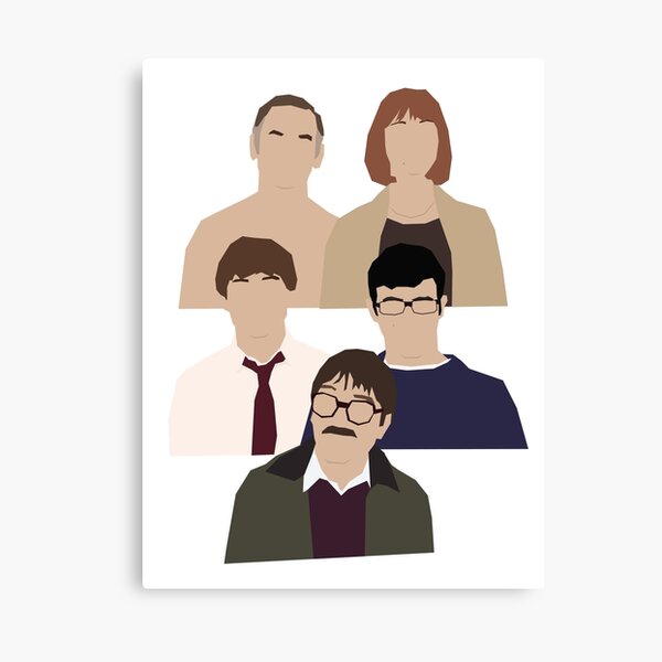 "Friday Night Dinner Jim Vector Artwork" Canvas Print by ComedyQuotes ...