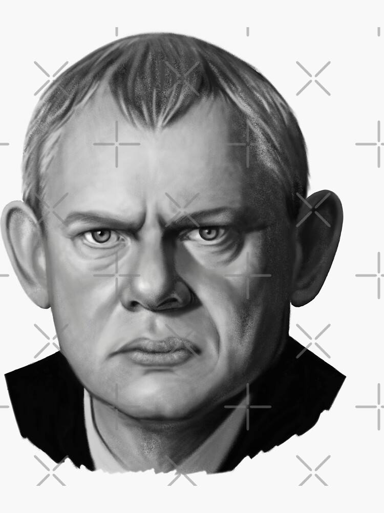 "Doc Martin" Sticker for Sale by JoanTatley | Redbubble