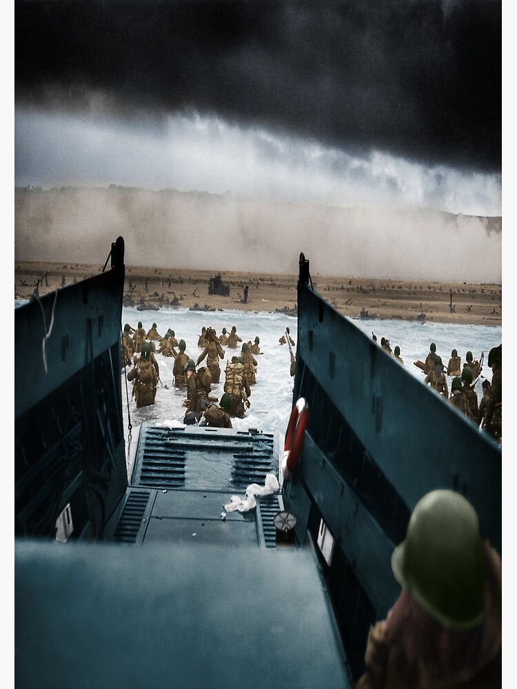 "the Normandy landings in color" Greeting Card by kroogss | Redbubble