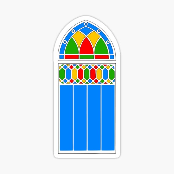 "Digital Art: Traditional Lebanese Window" Sticker for Sale by ...