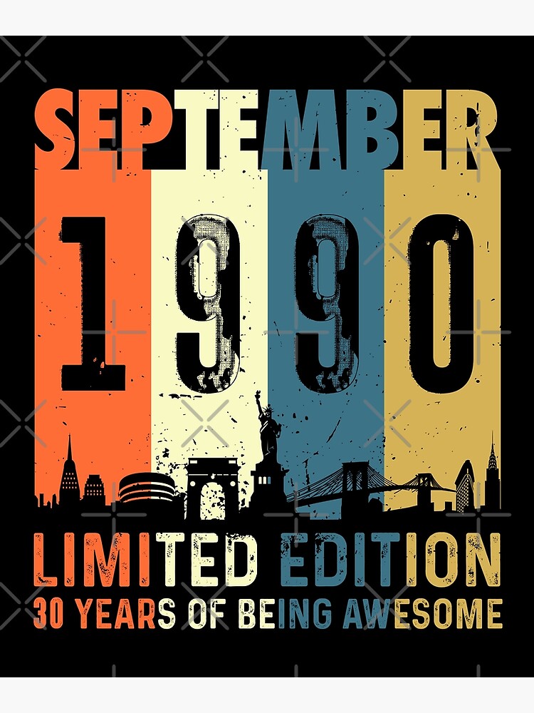 Lámina fotográfica «Septiembre de 1990 Edición limitada Regalos de ...