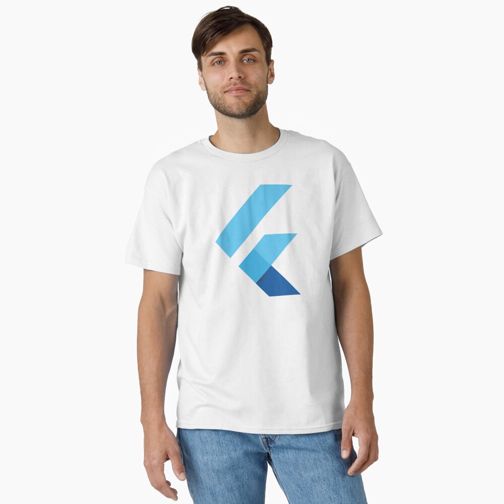 "Flutter Logo for Flutter/Dart Software Developer (White)" Poster for Sale by hellkni9ht | Redbubble