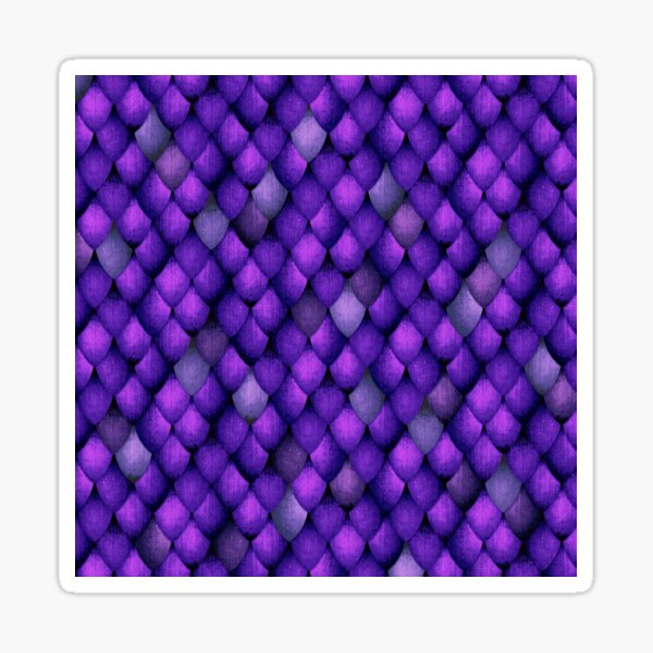 "Purple Dragon Scales" Sticker for Sale by heathendesigns | Redbubble