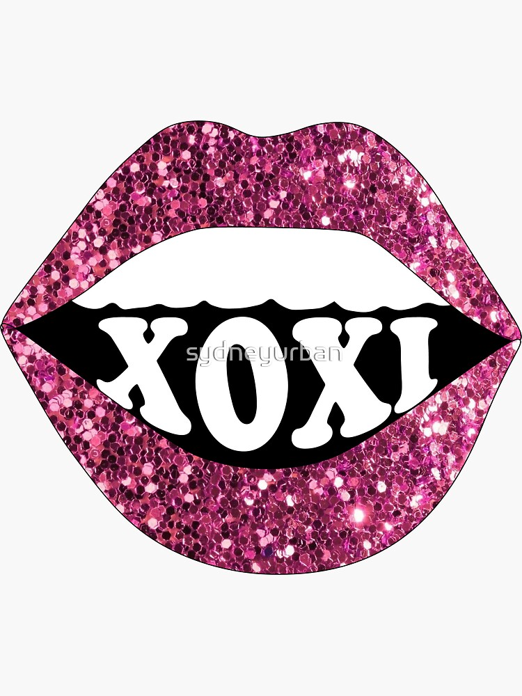 "XOXI Lips " Sticker for Sale by sydneyurban | Redbubble