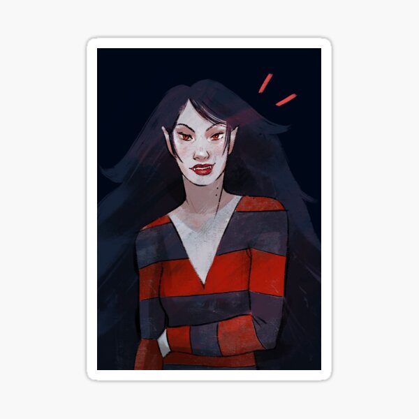 "Marceline Adventure time" Sticker by Shycl0ud | Redbubble