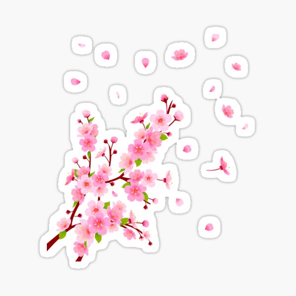 "Sakura Cherry Blossom |Japanese Sakura" Sticker by MagicBoutique ...