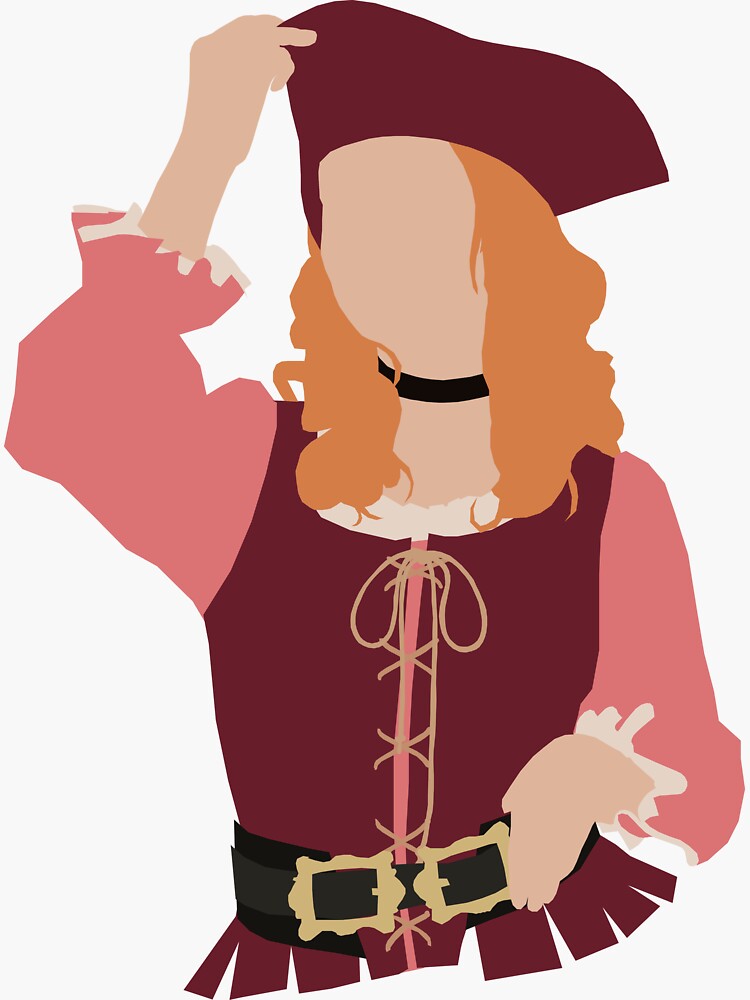 "Redd from Pirates of the Caribbean " Sticker for Sale by vordeman ...