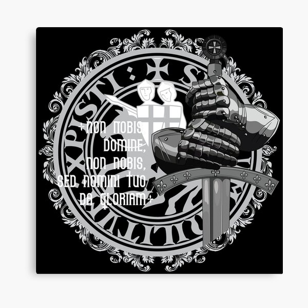 Knight Templar Motto Canvas Prints | Redbubble