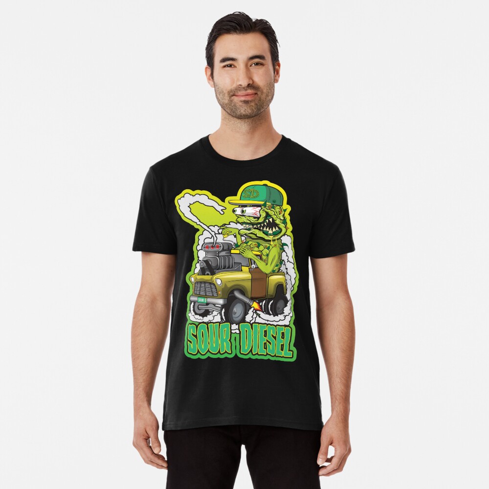 "Sour Diesel" Sticker for Sale by TwoBitMathews | Redbubble