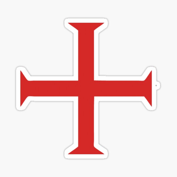 "Crusader Cross" Sticker for Sale by MedievalWear | Redbubble