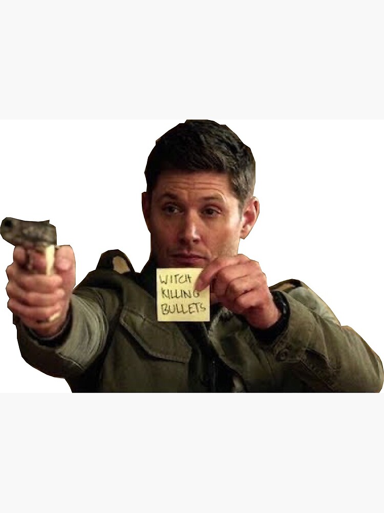 "Dean Winchester Witch Killing Bullets - Supernatural" Metal Print for ...