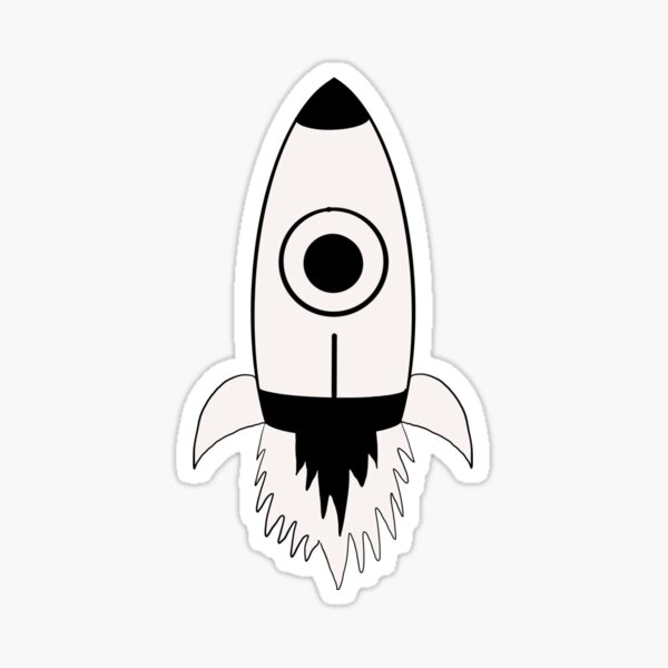 "Rocket Doodle" Sticker by kat-hennessy | Redbubble