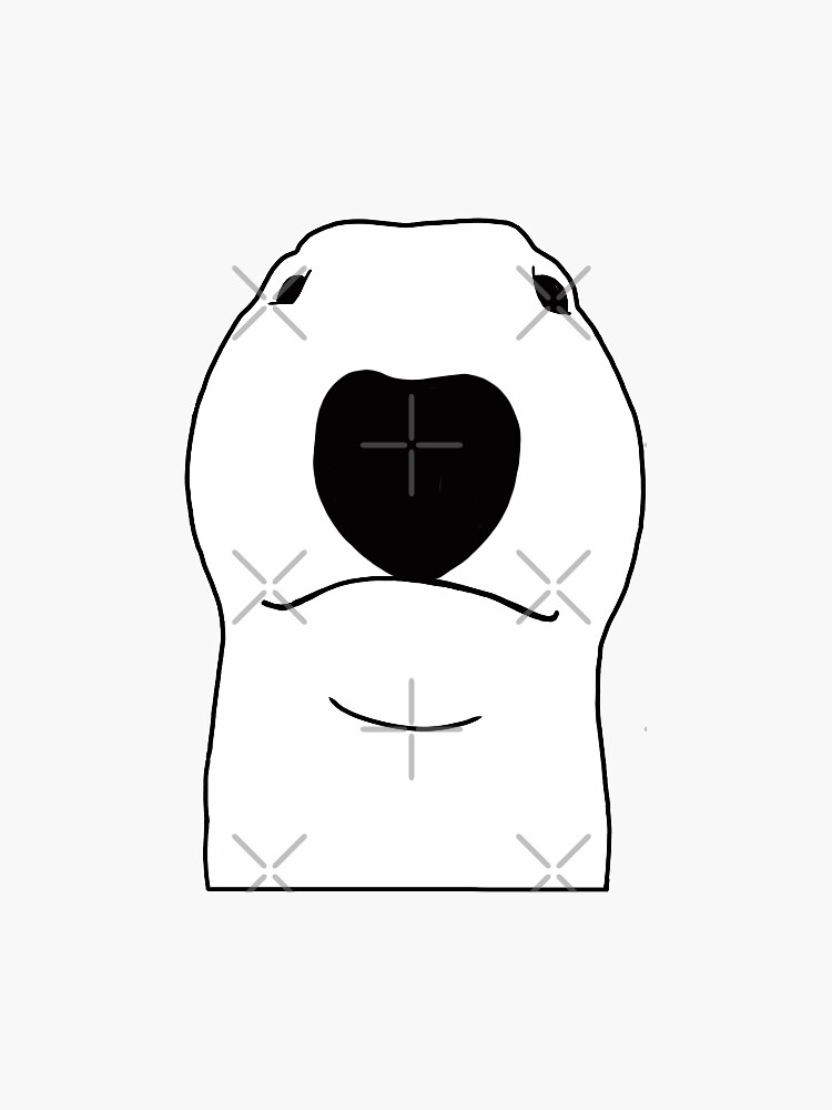 "Walter the Dog Meme" Sticker by baiiiley2 | Redbubble