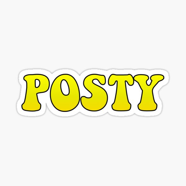 "POSTY " Sticker by itslaurengarcia | Redbubble