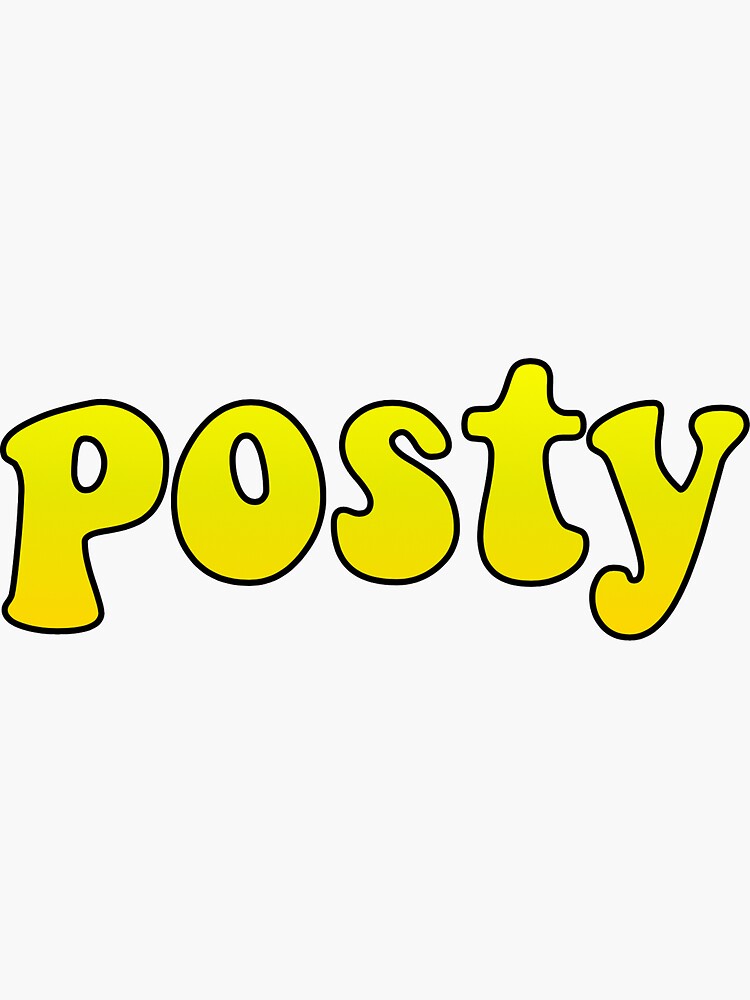 "posty" Sticker for Sale by itslaurengarcia | Redbubble