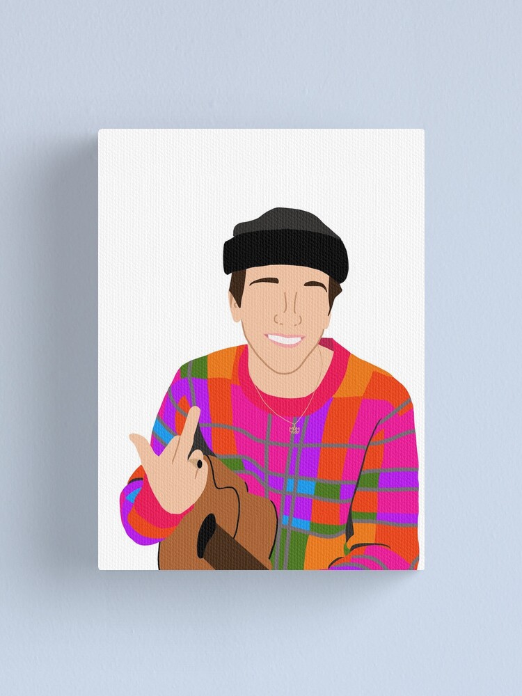 "Role Model (singer)" Canvas Print by emma-hughes | Redbubble