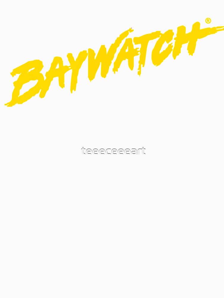 Baywatch Classic T-Shirt - digital art Classic T-Shirt sold by Arly ...