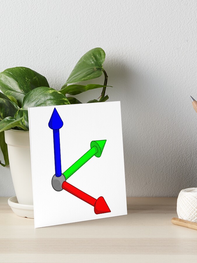 "XYZ Arrow" Art Board Print for Sale by rvit | Redbubble