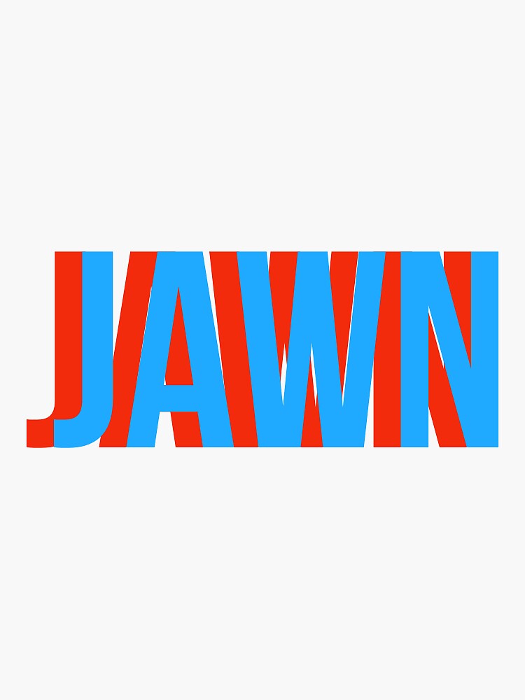 "Jawn" Sticker for Sale by jennalaigaie | Redbubble