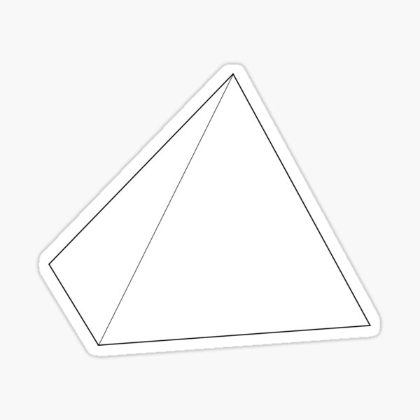 "Geometric Triangle" Sticker by janniechang | Redbubble