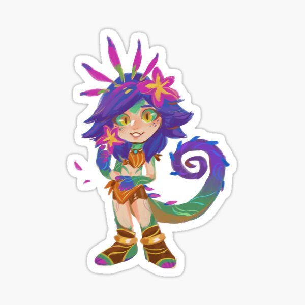 Cute League of Legends Neeko Sticker Stickers Stickers, Labels & Tags ...