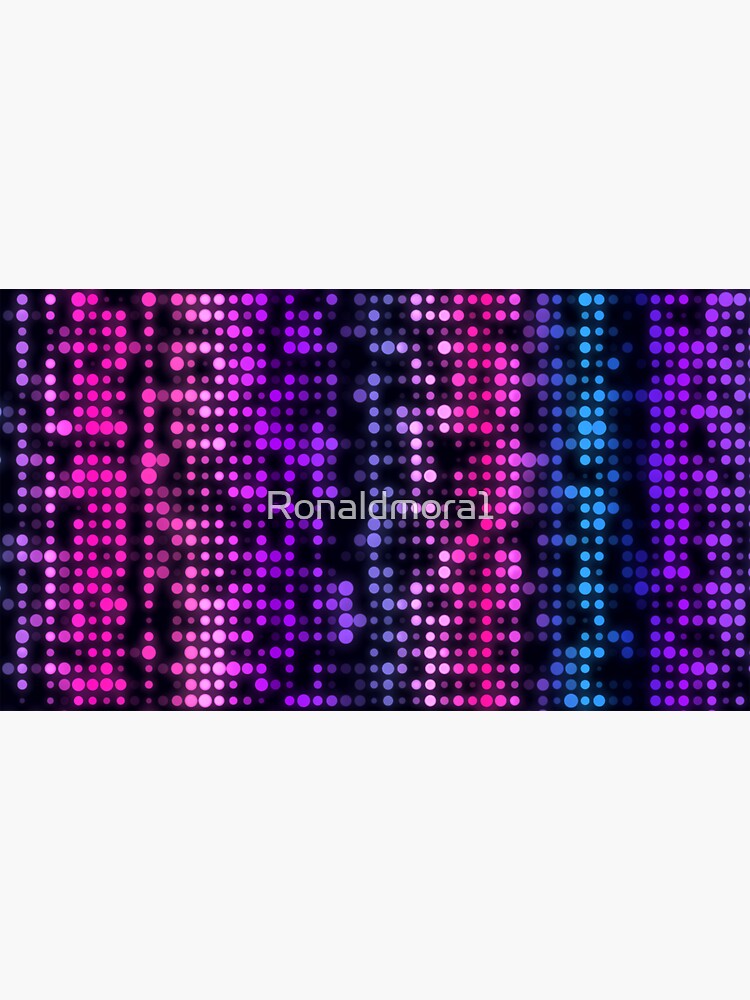 "Neon Dots Abstract Art" Sticker for Sale by Ronaldmora1 | Redbubble