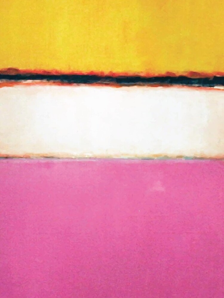 "Mark Rothko | White Center (Yellow, Pink and Lavender on Rose)" iPhone ...