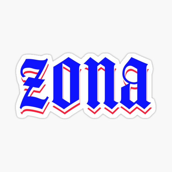 "zona" Sticker for Sale by natashaafox | Redbubble