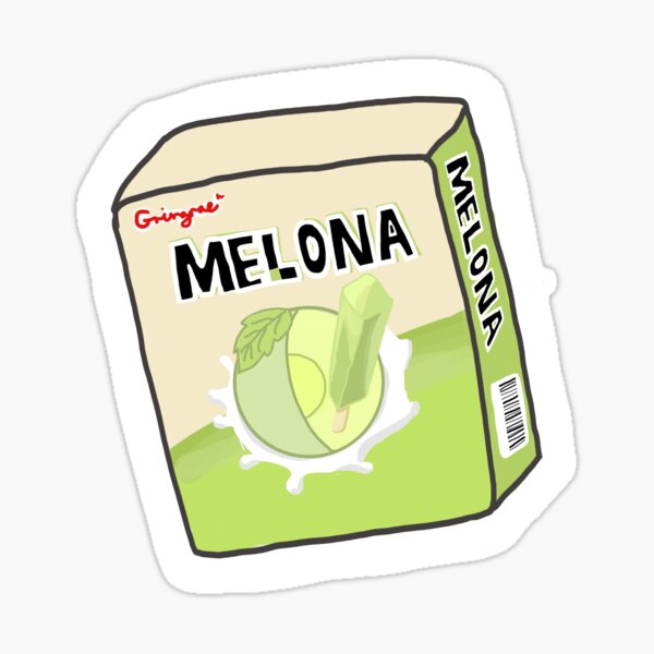 "Melona Ice block" Sticker by LicorneMise | Redbubble