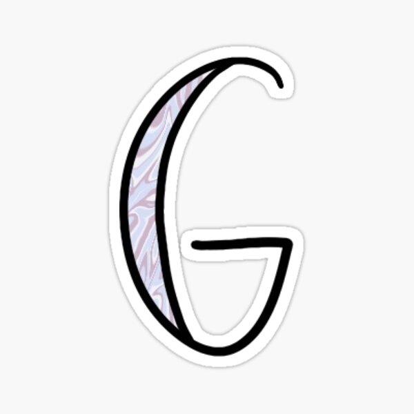 "G Monogram" Sticker for Sale by madisonhicks | Redbubble