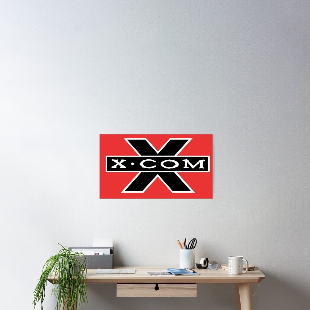 "XCOM Classic Logo" Poster for Sale by AilurusFulgenz | Redbubble