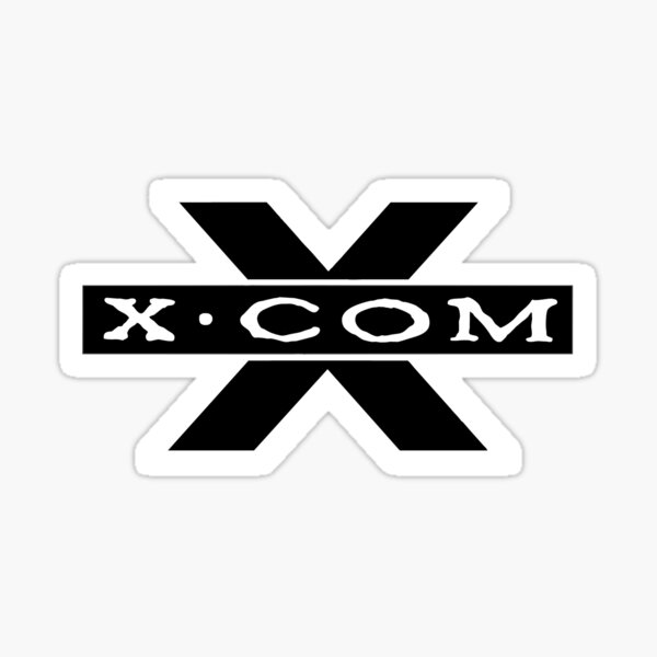 "XCOM Classic Logo" Sticker by AilurusFulgenz | Redbubble