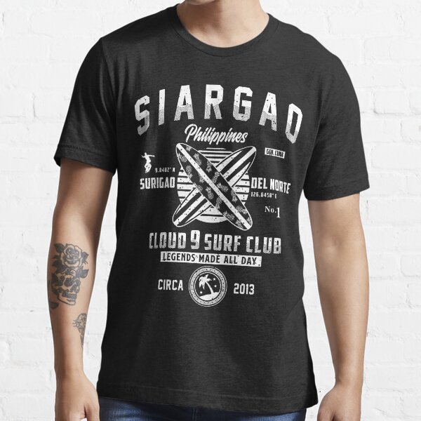 "Siargao Club Black Edition" T-shirt for Sale by lxadesigns | Redbubble ...